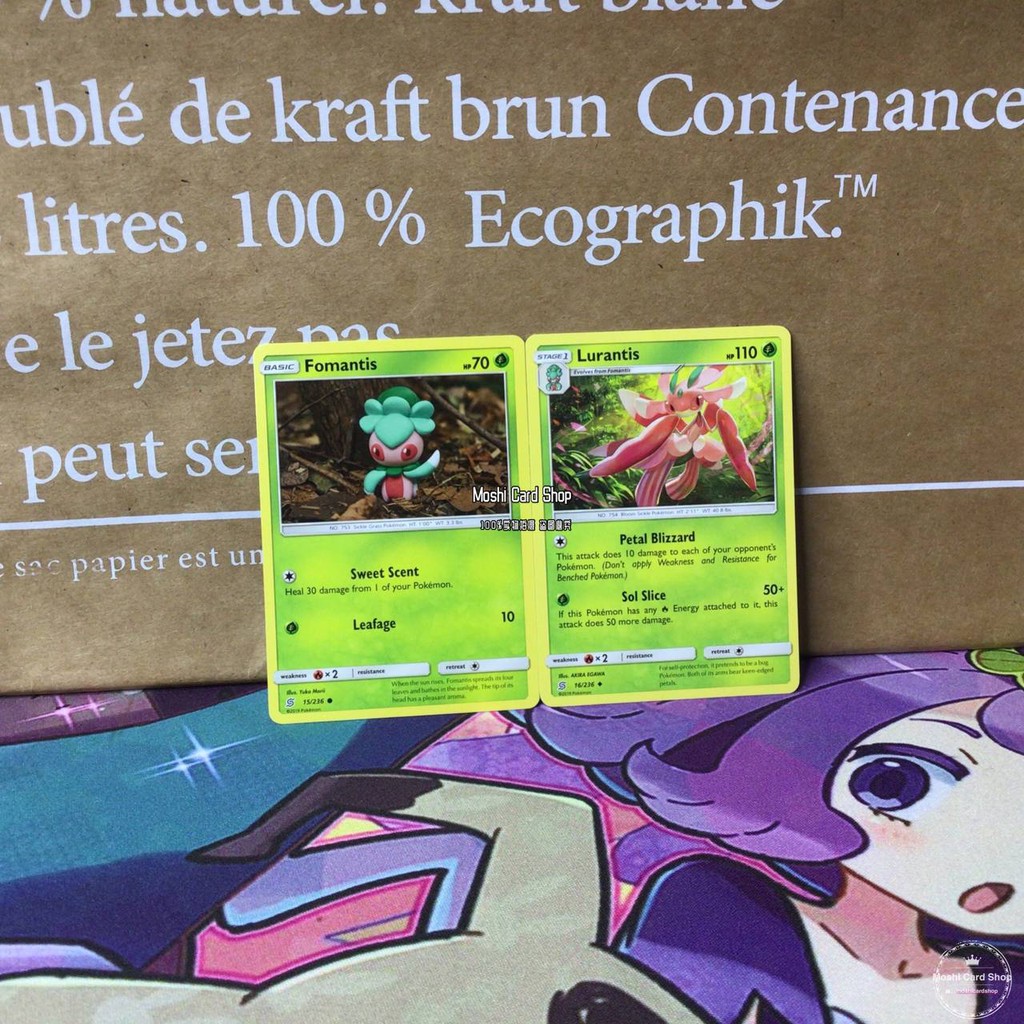 [PTCG] Pokemon TCG-Singles-Fomantis+Lurantis Evo Set,宝可梦卡牌游戏 神奇宝贝 宠物小精灵 ...