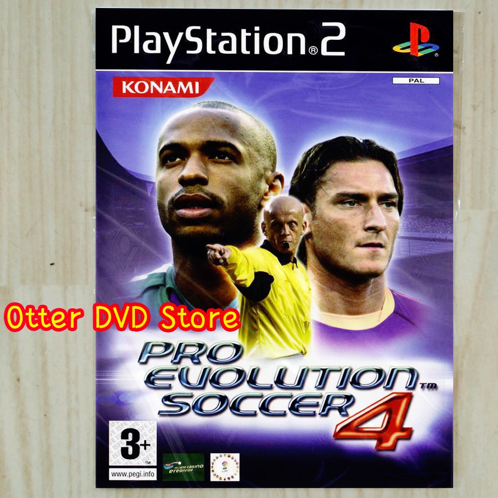 PS2 PS 2 Pro Evolution Soccer 4 PES 4 Game Cassette (European) | Shopee ...