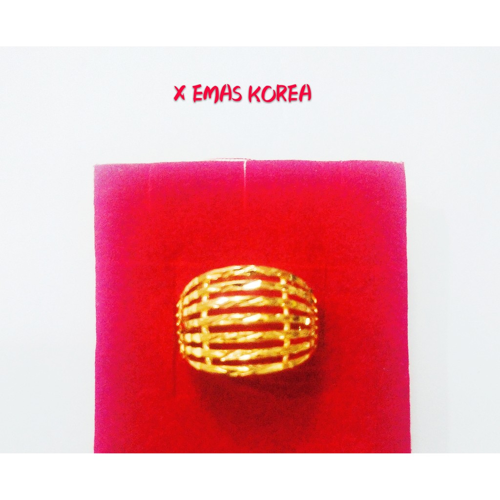 Cincin 7 line Emas BANGKOK Ring | Shopee Malaysia