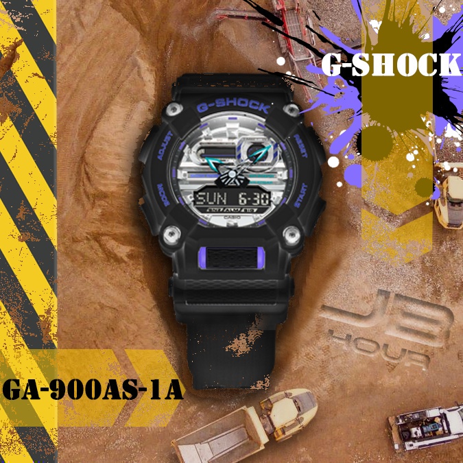 *𝟏𝟎𝟎% 𝐀𝐮𝐭𝐡𝐞𝐧𝐭𝐢𝐜* CASIO G-SHOCK GA-900AS-1A DIGITAL ANALOG MEN SPORTS WATCH | Shopee Malaysia
