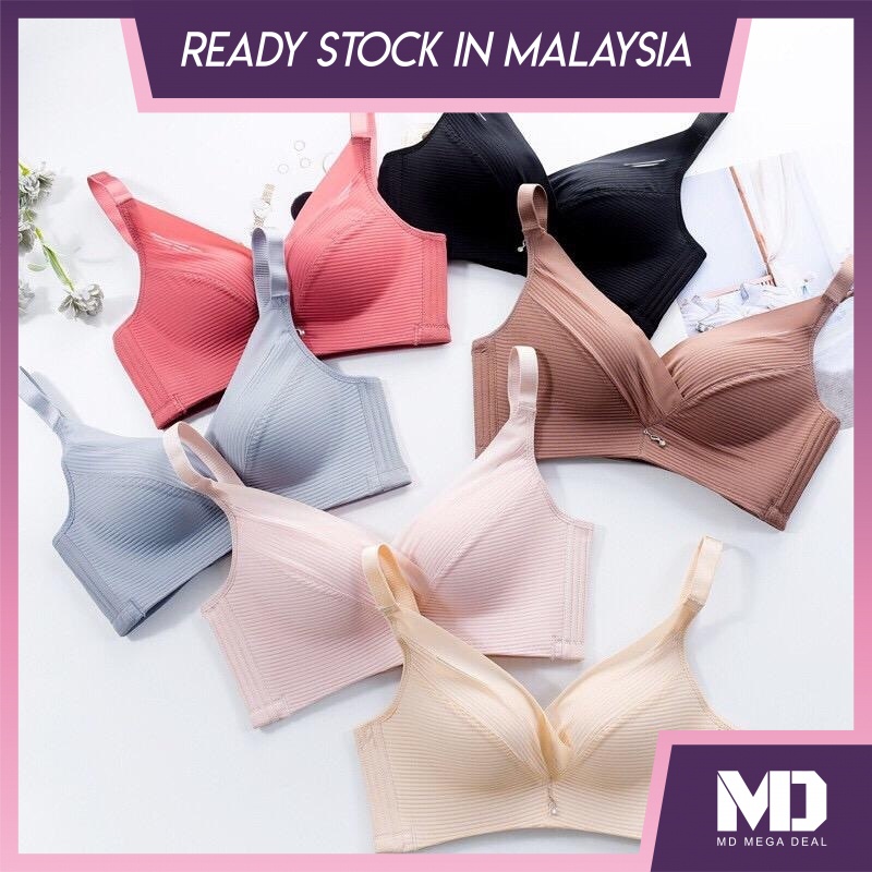 《Mega Deal》Korean Seamless Bra Thin Without Rims Small Chest Gather ...