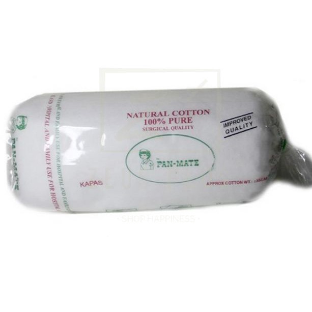 PAN-MATE 100% Pure Natural Cotton Surgical Quality (100g) | Shopee Malaysia