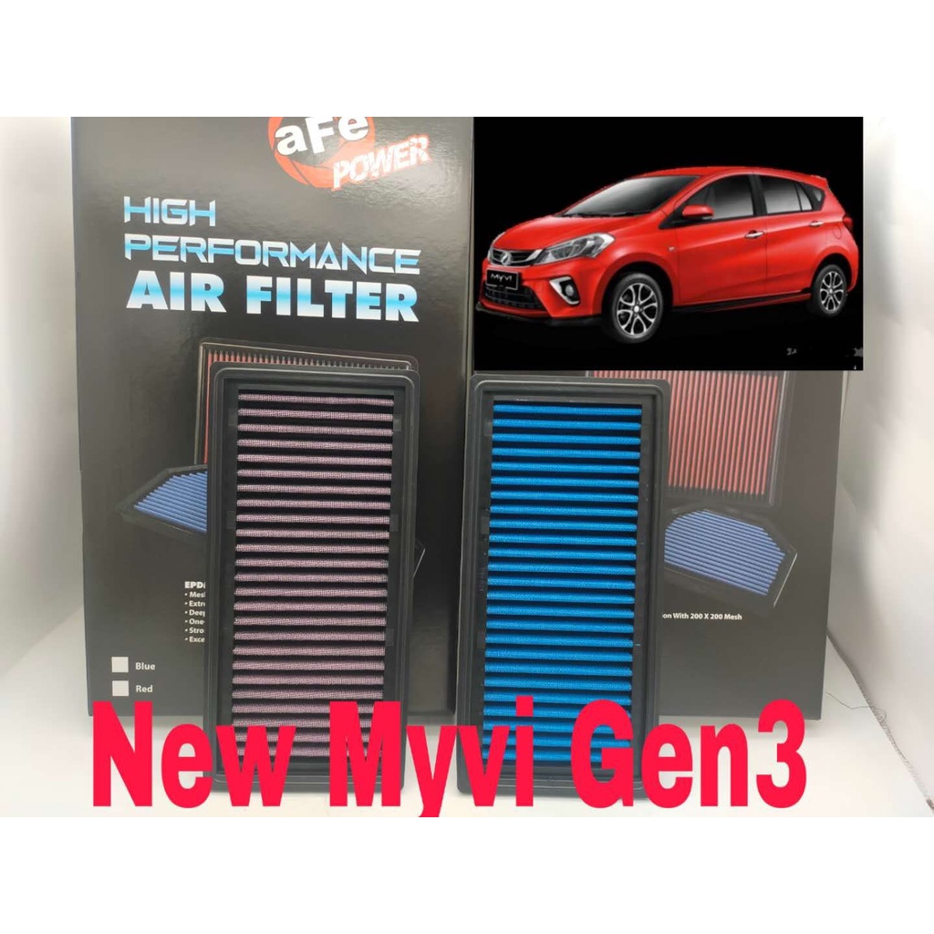 NEW MYVI 2018-2023 1.3 1.5 Gen3 Vios NCP150 ARUZ Washable Drop In Air ...