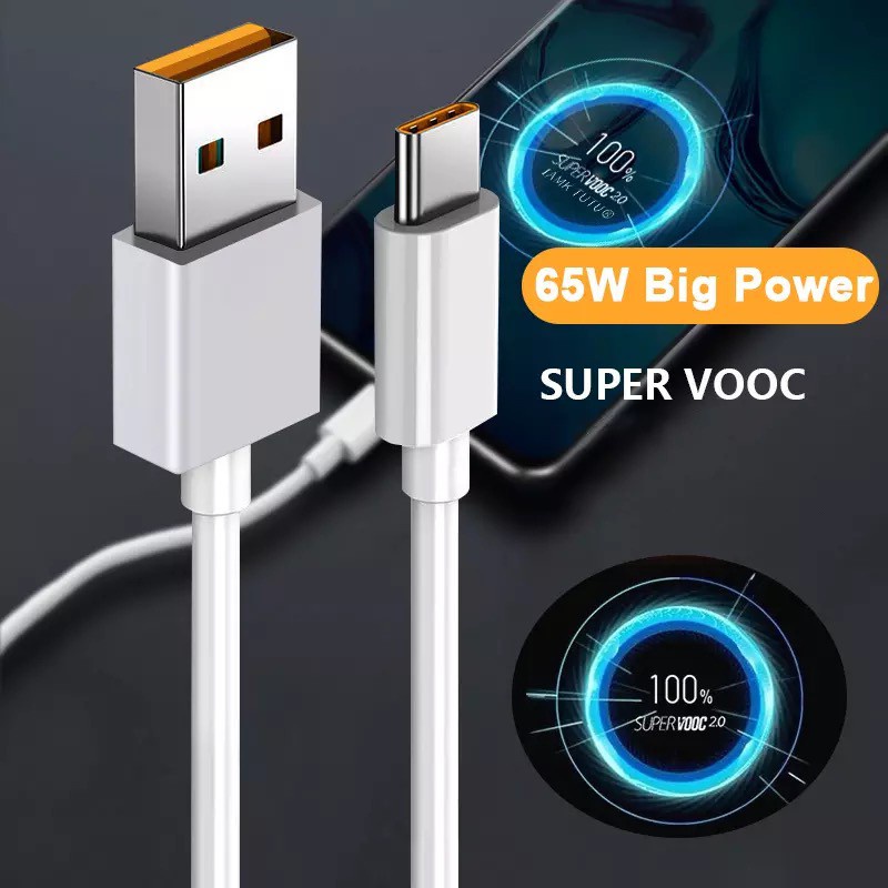 65W SuperVooc Fast Charging 2.0 MICRO USB & 65WATT SUPERVOOC 2.0 Type C ...