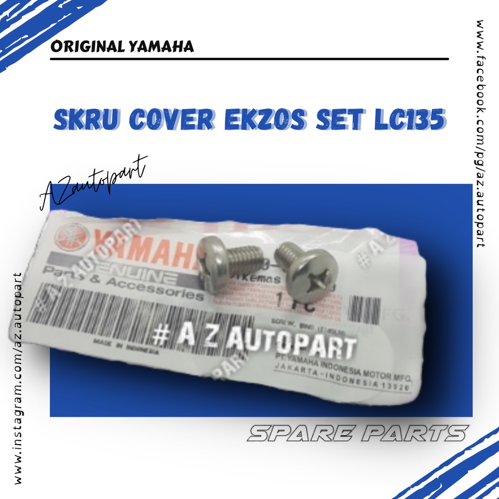 SKRU COVER EKZOS LC135 (1 BIJI) 🔥 ORIGINAL YAMAHA 🔥 | Shopee Malaysia