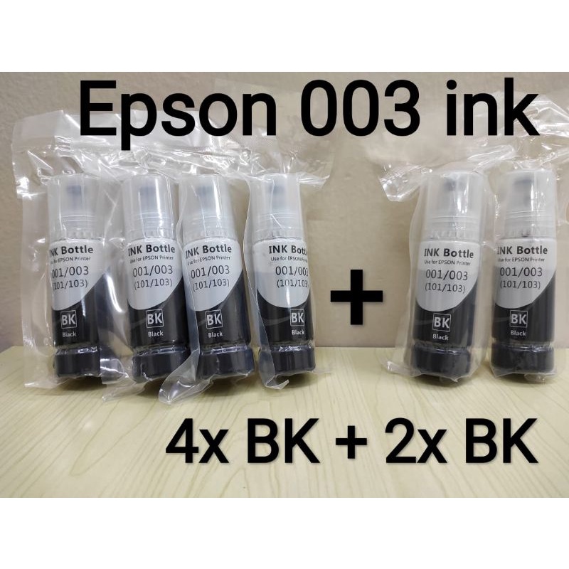Compatible Epson 003 Black refill ink 70ml bundle super save valuable ...