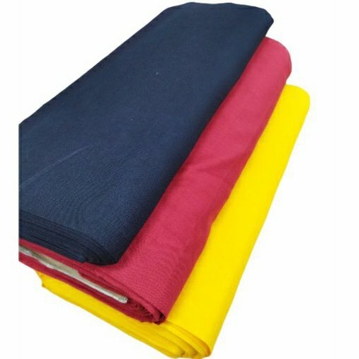 KAIN COTTON 36INCI KAIN MERAH/KAIN KUNING/KAIN HITAM/KAIN PUTIH PURE ...