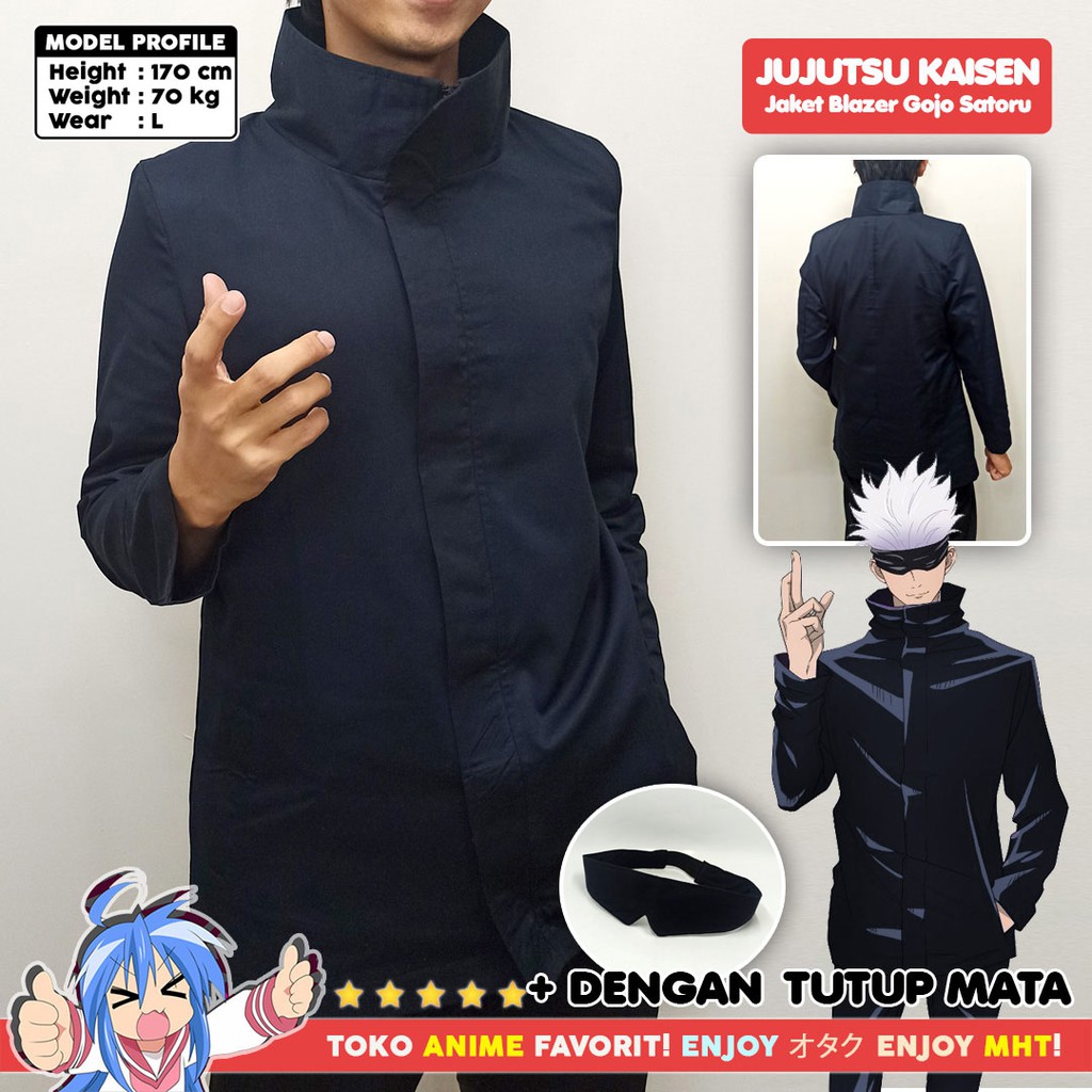 Jujutsu Kaisen Gojo Satoru Cosplay Gakuran Anime Jacket Blazer | Shopee ...