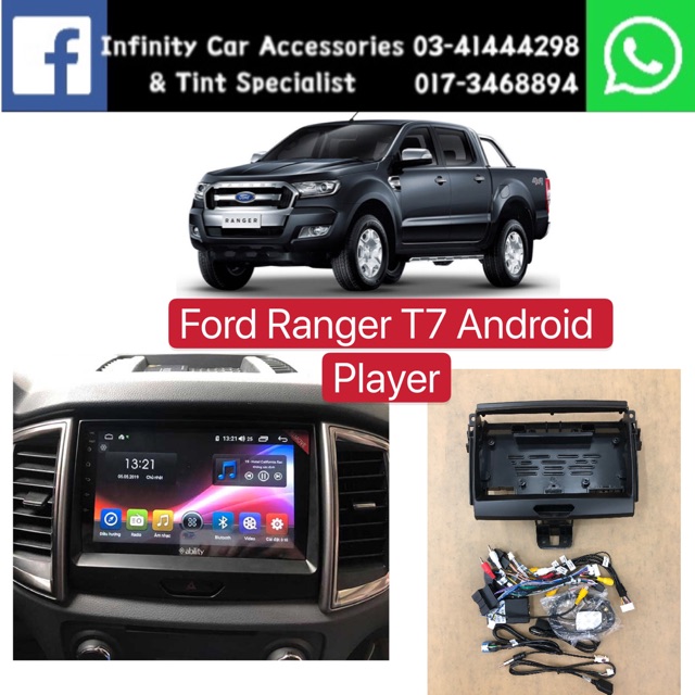 Ford Ranger T7 2015-2018 Android Player With Casing | Shopee Malaysia