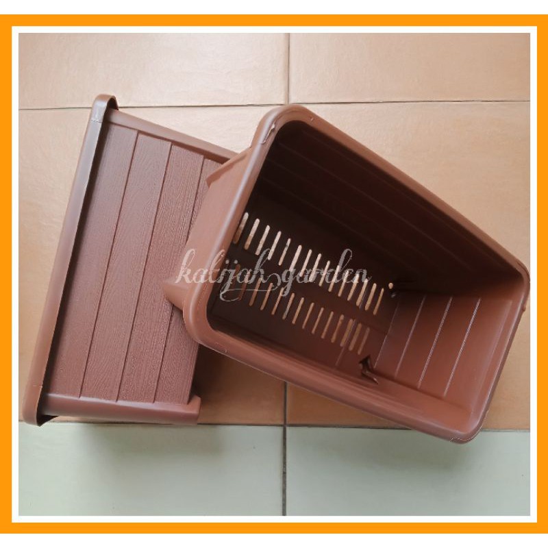 1 PC💥Pasu Bunga Segi Empat Saiz Besar 41cmx 20.5cm 💥Cheap & Durable Big ...