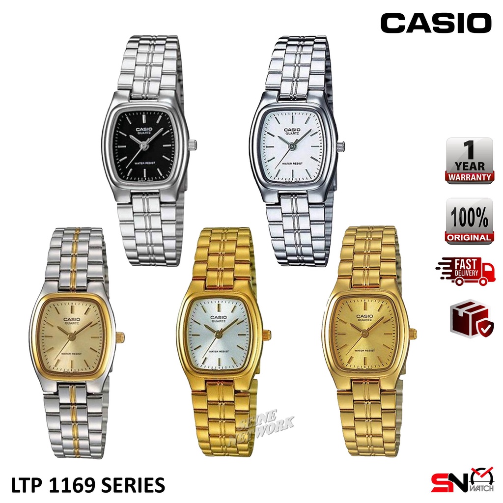 Casio LTP-1169D LTP-1169G LTP-1169N Small Face Quartz Analog Stainless ...