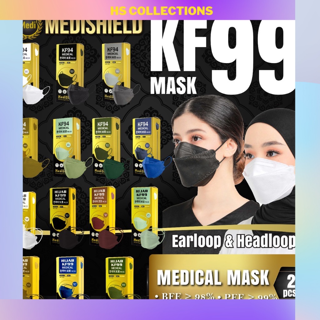 KF94 mask Face Mask kf94 4ply medical Face Mask Medical Mask Headloop 4 ...