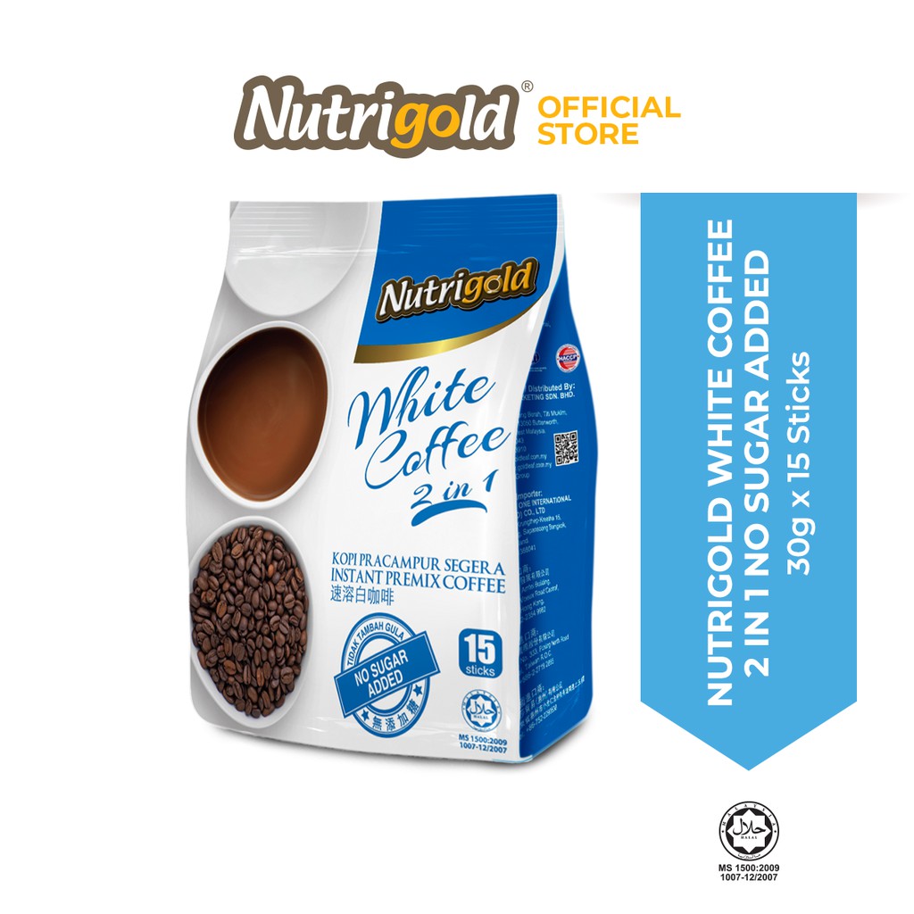 Nutrigold Instant White Coffee (30/40g x 12 Sticks) | Shopee Malaysia