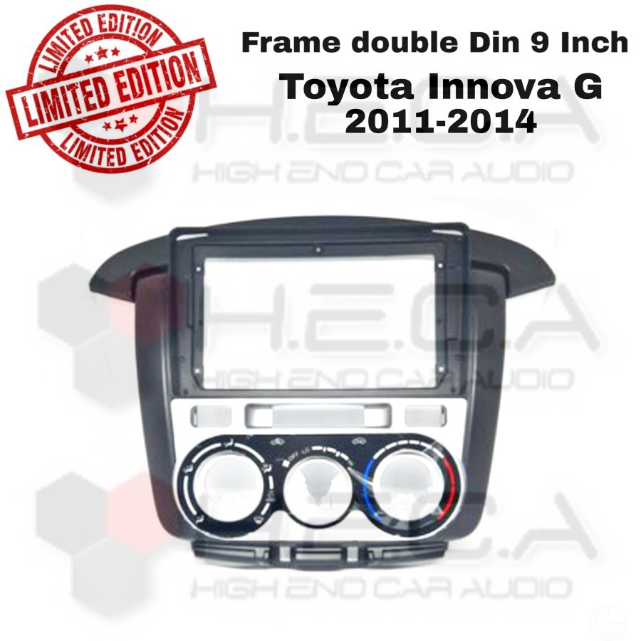 Frame 9" TOYOTA INNOVA G 2011-2014 Double Din Android Head Unit 9 inch ...