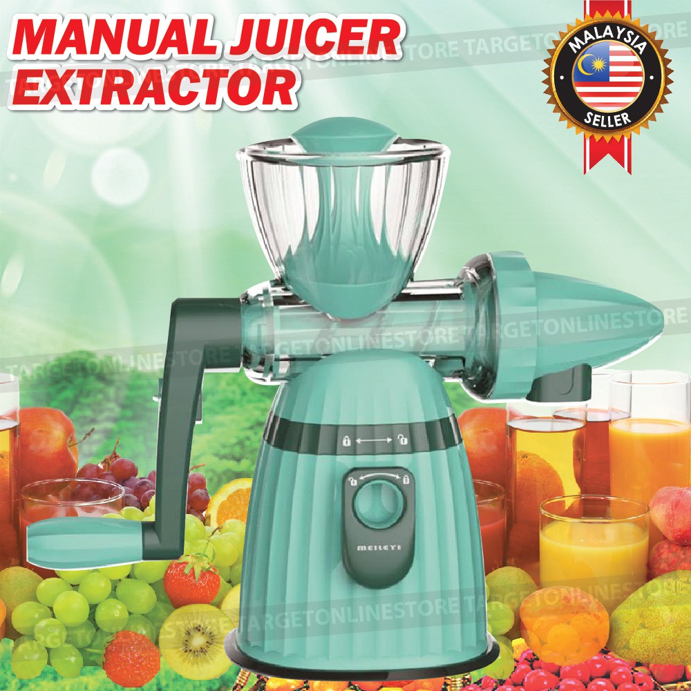 Manual Hand Ice Cream Juicer Blender Extractor Grinder Detachable Head ...
