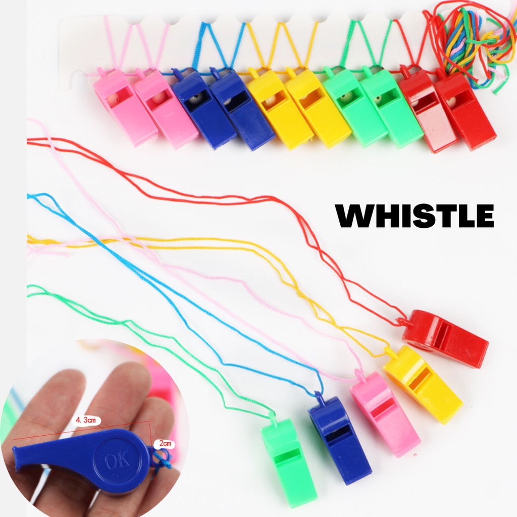 Plastic Whistle With Strings Wisel | Shopee Malaysia