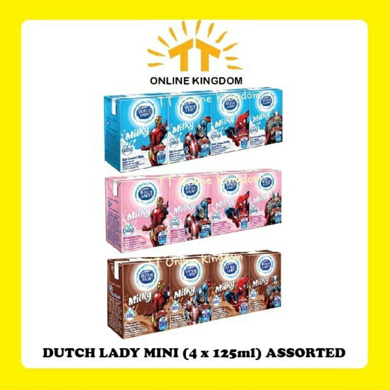 Dutch Lady Milky Milk UHT 4x125ml (Assorted) | Shopee Malaysia