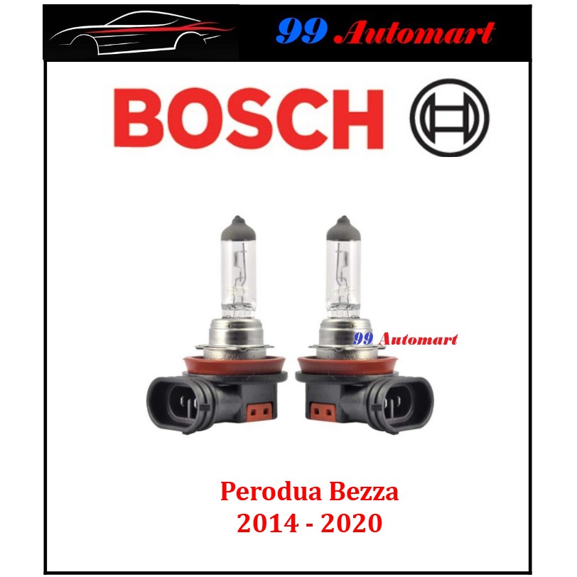 2PC Bosch Perodua Bezza Headlamp HeadLight H11 Light Bulb 2014 2015 ...