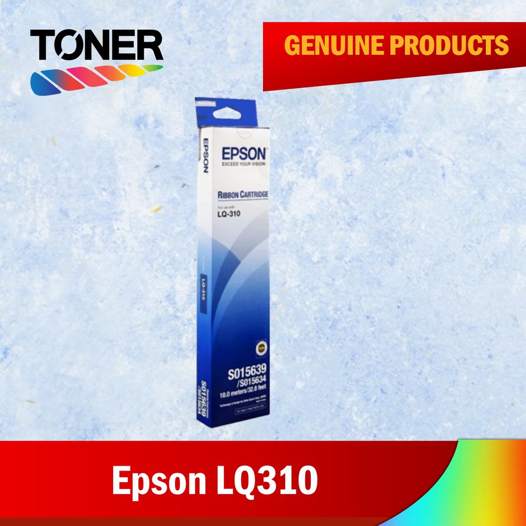 GENUINE ORIGINAL EPSON LQ-310 / LQ310 / 310 / lq310 PRINTER INK RIBBON ...