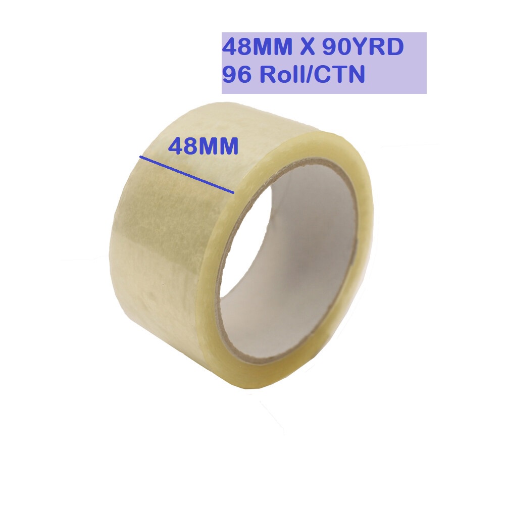 High adhesive OPP Tape clear 2" OPP Clear Tape / 48mm x 90 Yard opp ...