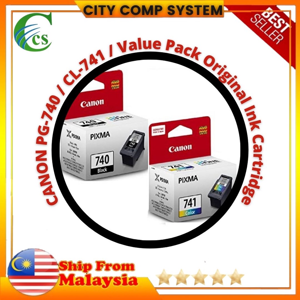 CANON PG-740 / CL-741 / Value Pack Original Ink Cartridge | Shopee Malaysia