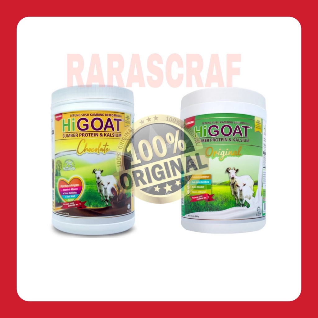 HiGOAT COMBO💯 % Hi Goat ORIGINAL 💯 % Original Hi Goat + Chocolate 🎁 (500GM) | Shopee Malaysia