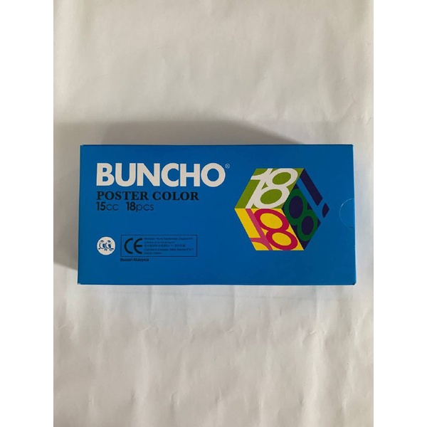 BUNCHO POSTER COLOR 15cc 18pcs | Shopee Malaysia