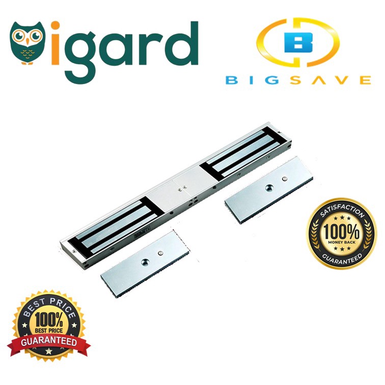 ELECTROMAGNETIC LOCK (EM LOCK) SURFACE MOUNT W/SINGLE COLOR LED (E600D ...