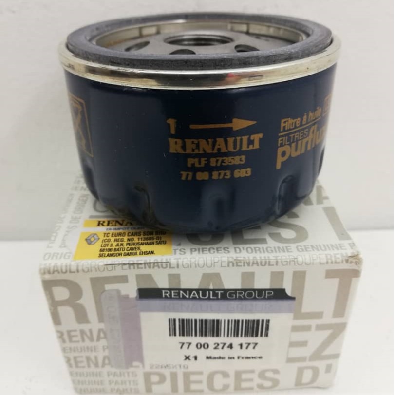 Renault Kangoo Oil Filter 7700274177 Penapis Minyak Renault Kangoo ...