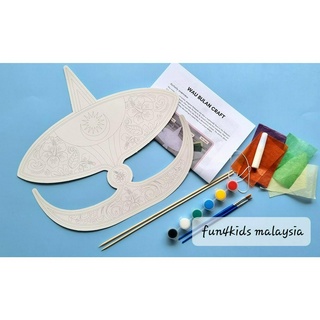 Kraf Tradisional Malaysia | DIY Wau Bulan Kit | for School Projects ...