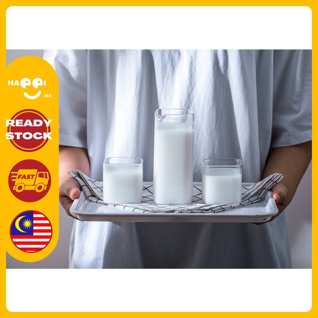 2 Cups 1 Jar Drinkware Creative Transparent Breakfast Milk Container ...