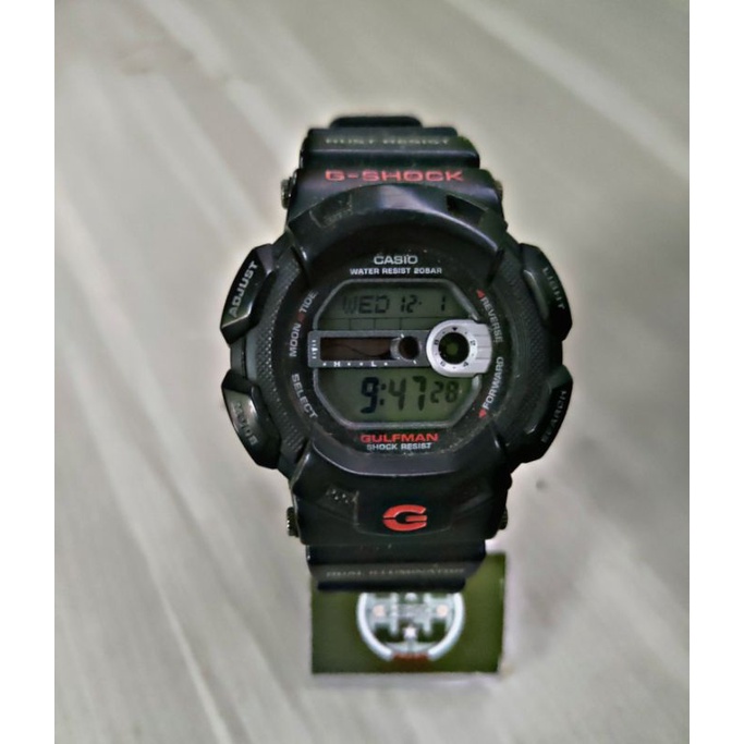 Casio G-SHOCK G-9100-1 Gulfman Titanium Vintage | 3088 . | Shopee Malaysia