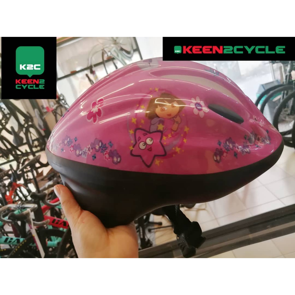 DORA BICYCLE KIDS HELMET SET - SUIT FOR AGE 2-4 YEARS OLD | Shopee Malaysia