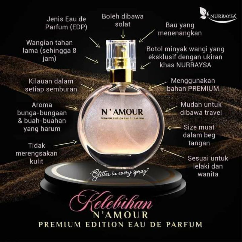 💥FREE SHIPPING💥 EXCLUSIVE ROMANCE FLORAL EAU DE PARFUM/N'AMOUR PREMIUM ...