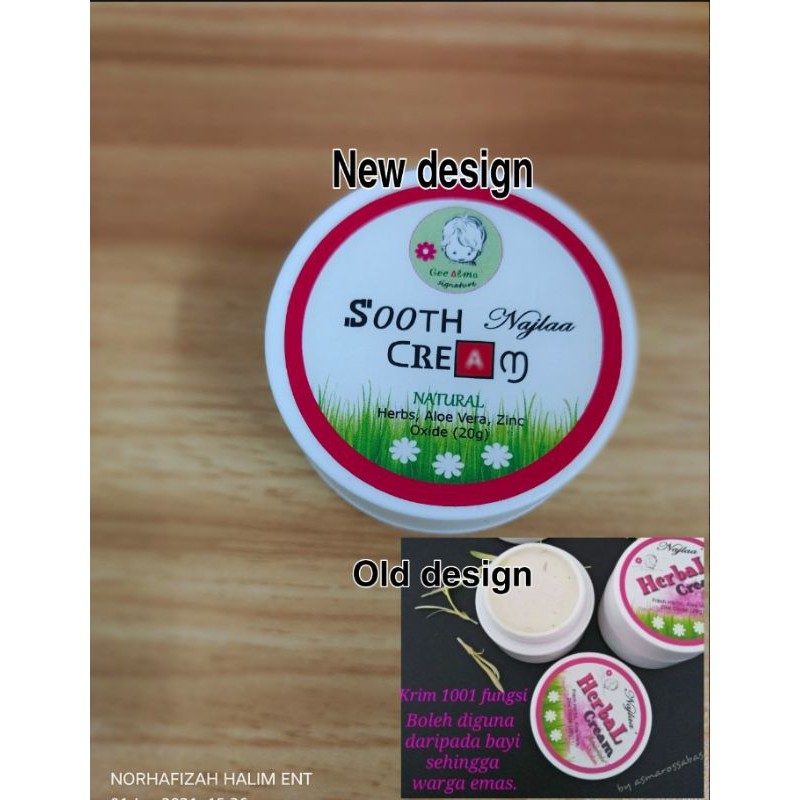 NAJLAA HERBAL CREAM- membantu masalah kulit, ruam, ketumbit, HFMD ...