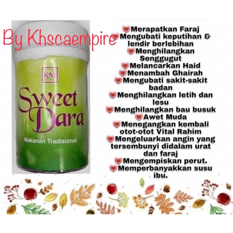 JAMU SWEET DARA KAK KM 💯 ORIGINAL HQ | Shopee Malaysia
