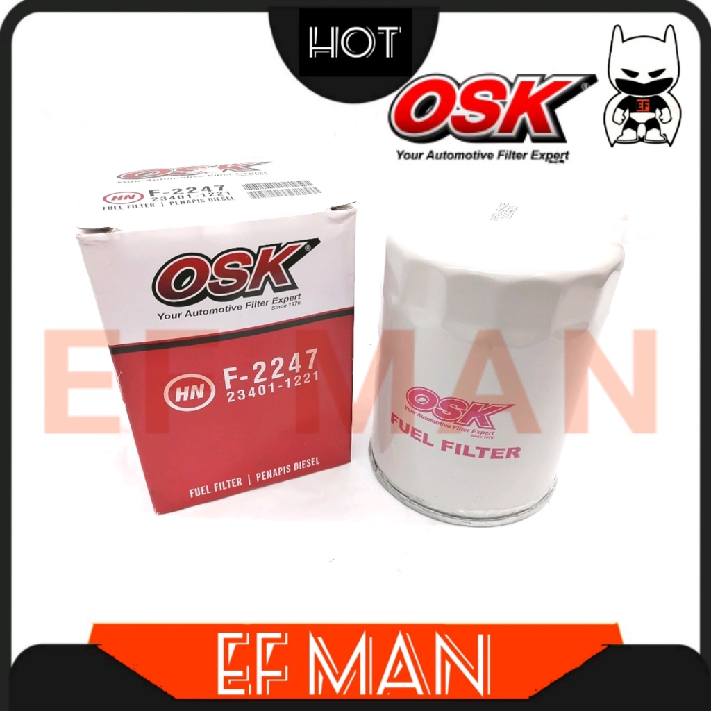 OSK Diesel/Fuel filter F-2247 Hino Profia(23401-1221) HINO TRUCK LORRY ...