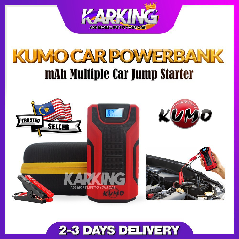 🔥 KUMO Jump Start Car PowerBank Emergency Power Supply 🔥 | Shopee Malaysia