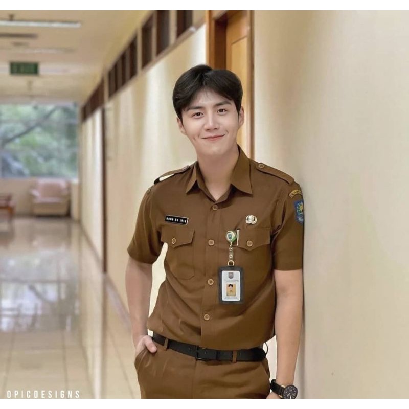 Men's Short Sleeve Local Government Civil Servant Uniform - Civil ...