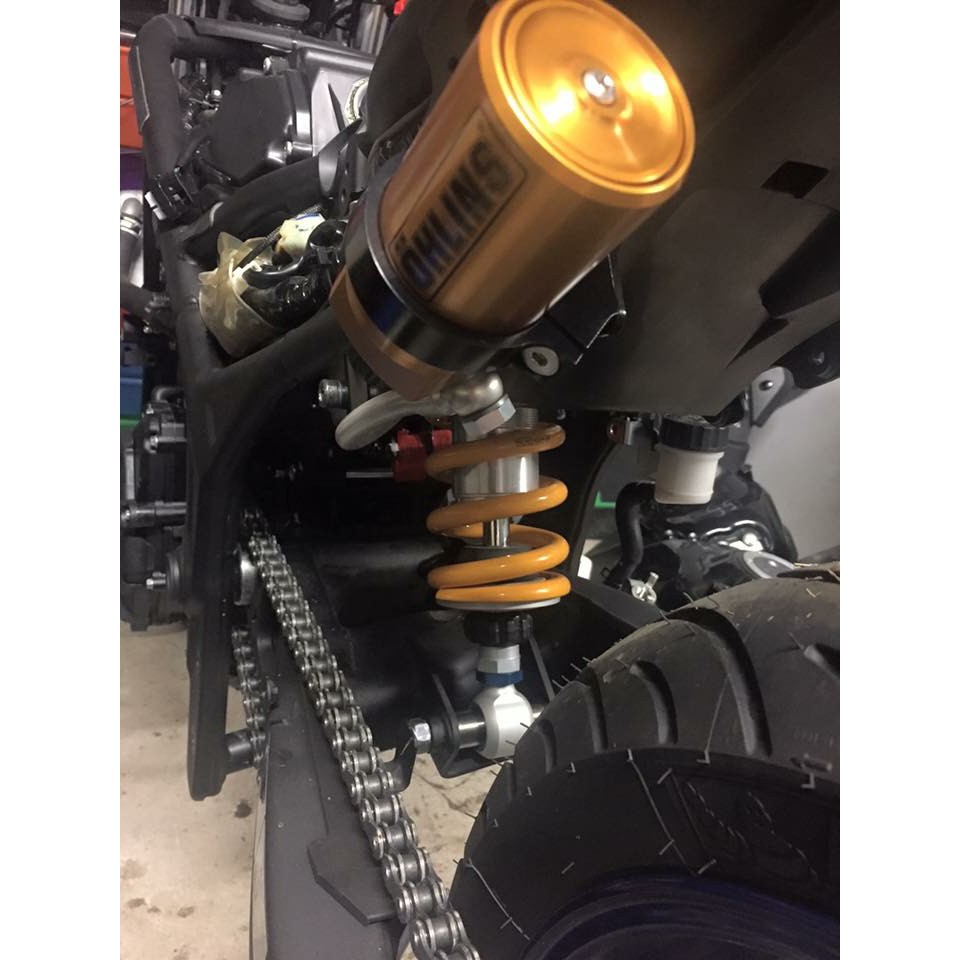 R25 Monoshock Gas + TANK Yamaha R25 / MT25 V1 V2 R3 Absorber WITH TANK ...