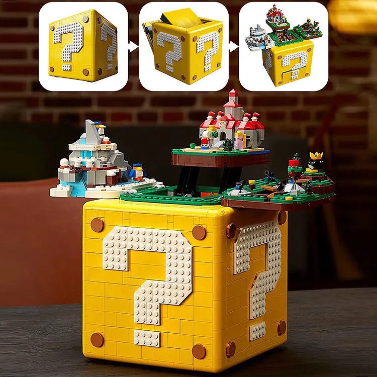 SUPER MARIO 64 QUESTION MARKS BUILDING BLOCKS (50069) | Shopee Malaysia