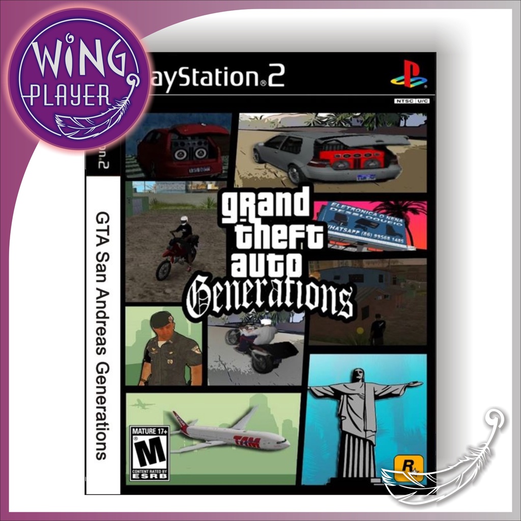 PS2 Game - GTA San Andreas GENERATIONS | Shopee Malaysia