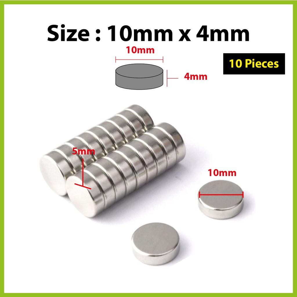 10 pcs Diameter : 10mm/12mm/15mm Neodymium strong round magnet / SUPER ...