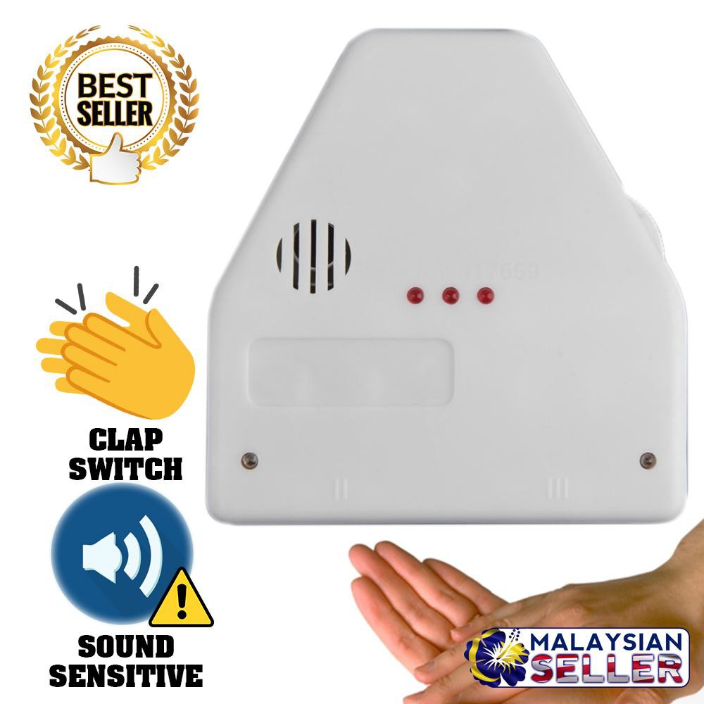 Eco Health CLAPPING SWITCH - Sound Sensitive Light Switch | Shopee Malaysia