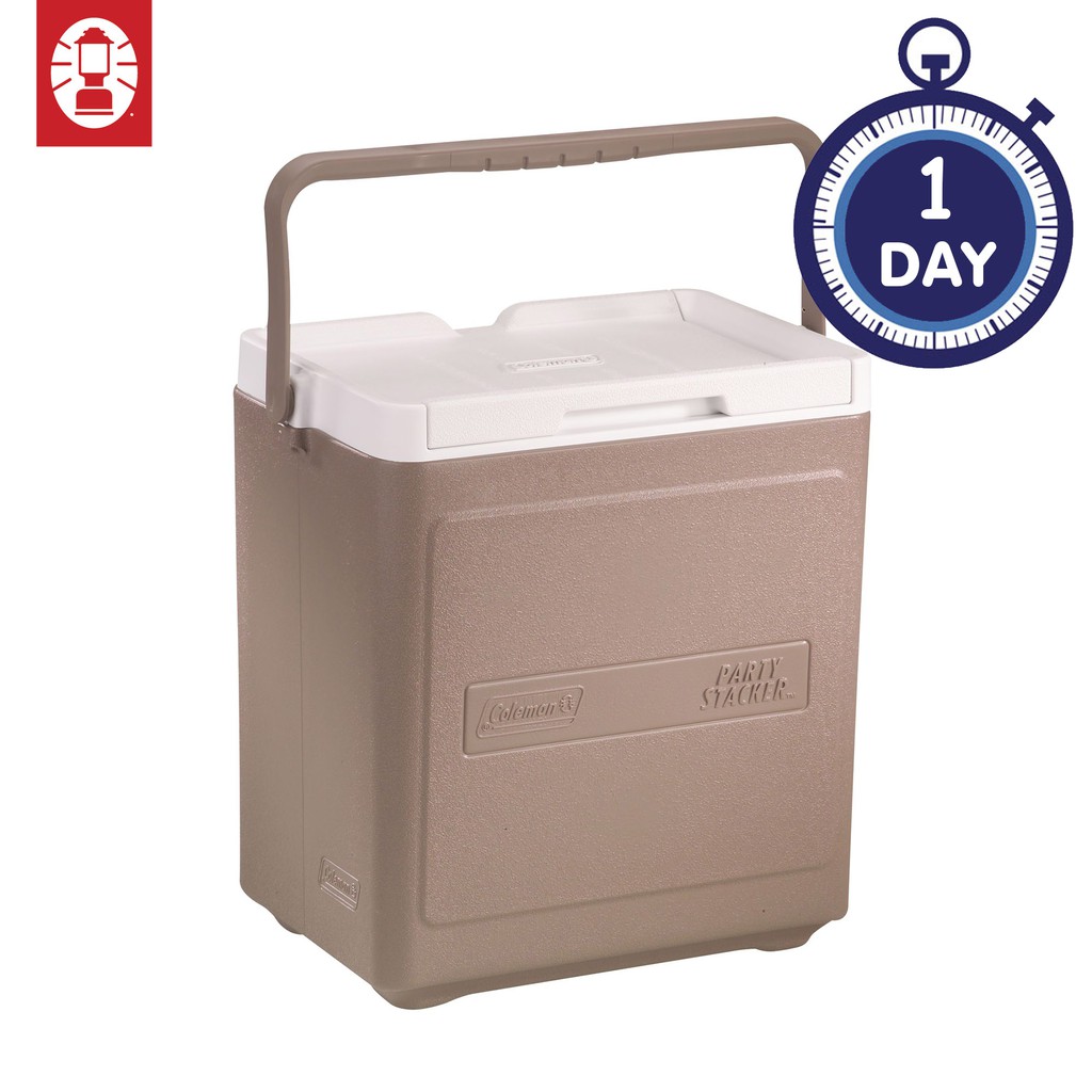 Coleman Party Stacker Cooler Box - Grey (20 Cans) | Shopee Malaysia