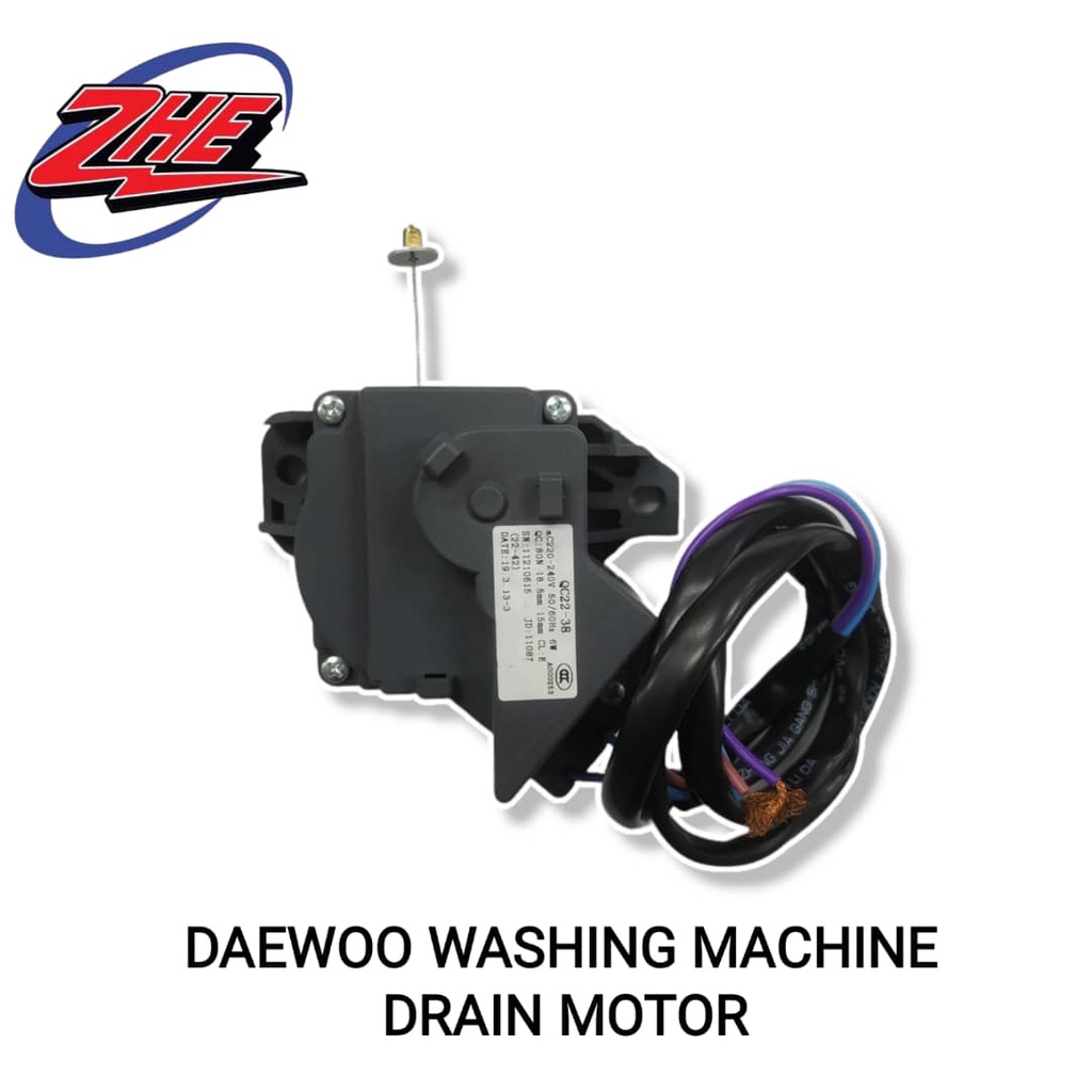 DAEWOO DWF-A1068 WASHING MACHINE DRAIN MOTOR QC22-38 / MOTOR PENARIK ...
