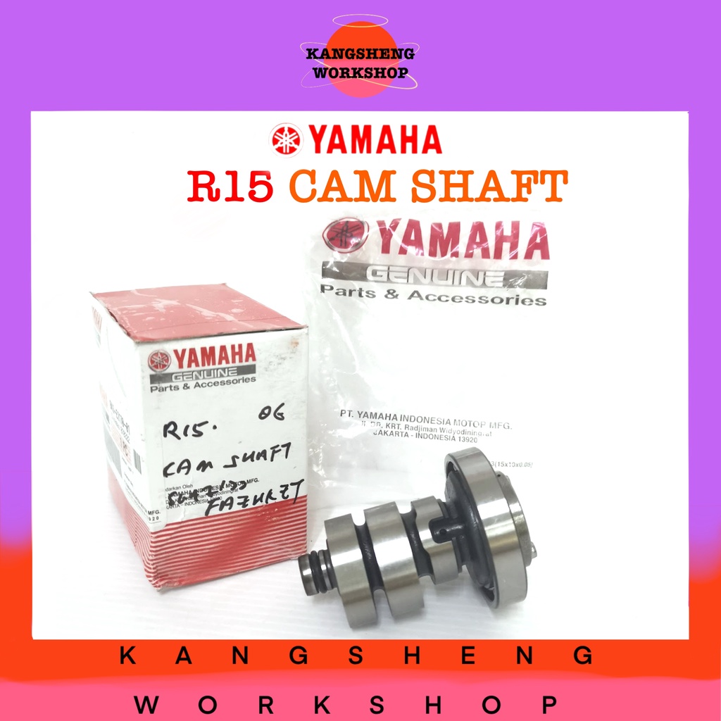 YAMAHA R15 CAM SHAFT (ORIGINAL) (R 15) CAMSHAFT ASSY BEARING ACI ...