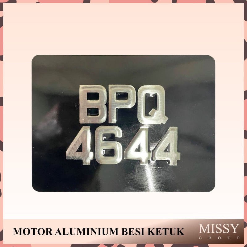 PLATE BESI MOTOR KETUK/ BESI MOTOR NUMBER/ NO PLATE MOTOR/ Y16ZR EX5 ...