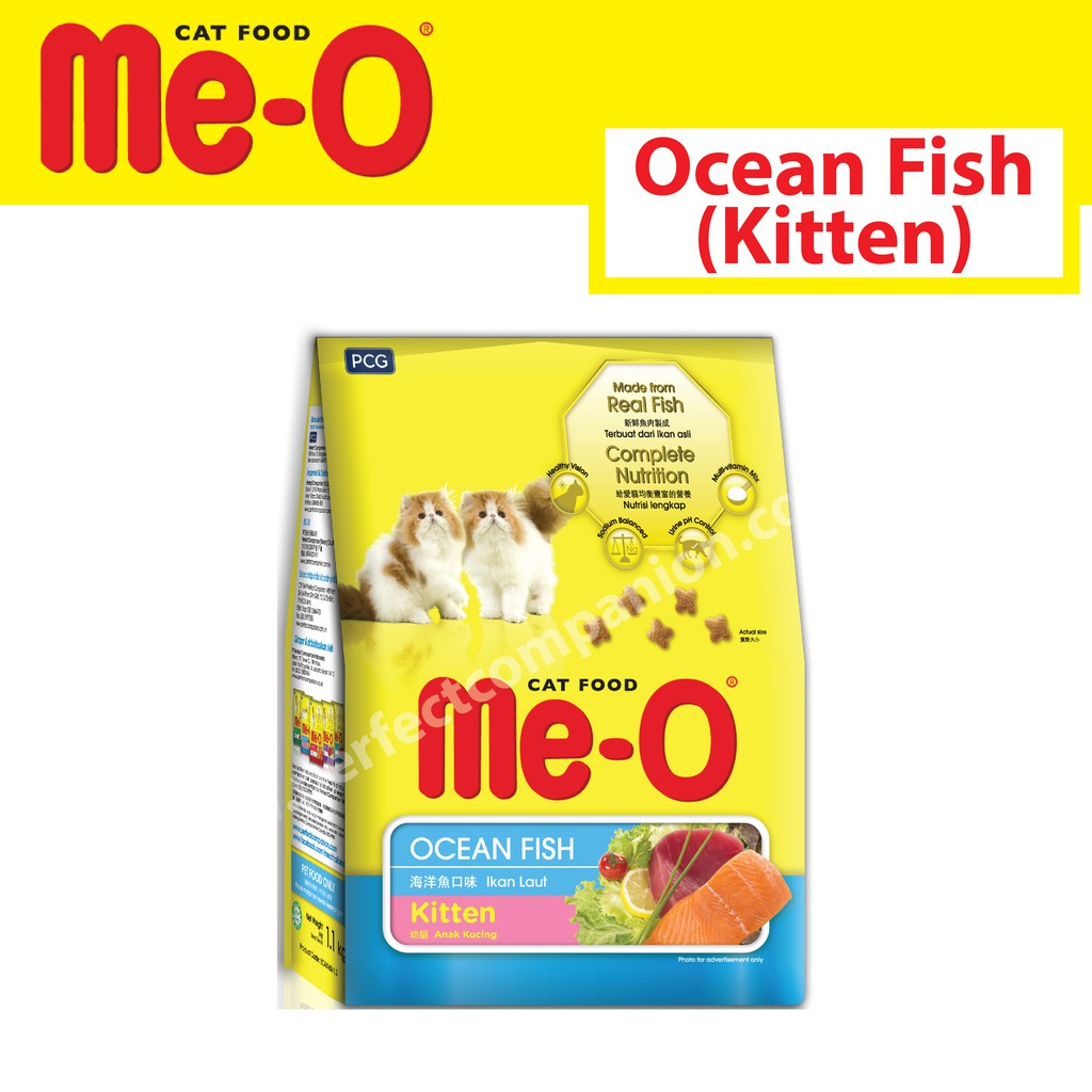 MeO Kitten Dry Food - Ocean Fish (1.1kg) | Shopee Malaysia