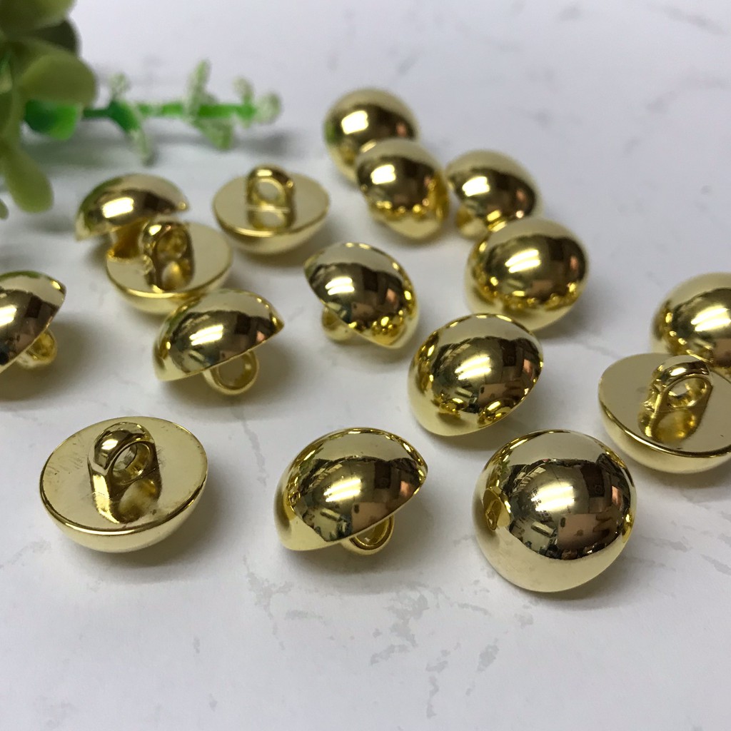 *READY STOCK* Butang Emas / Golden Button (15mm) | Shopee Malaysia